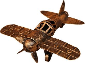 Generic Schreibtisch-Ornamente f&uuml;r Zuhause, Flugzeugmodell, Kunststatue f&uuml;r die Heimbar, Dekoration, Geschenk (Farbe: A)