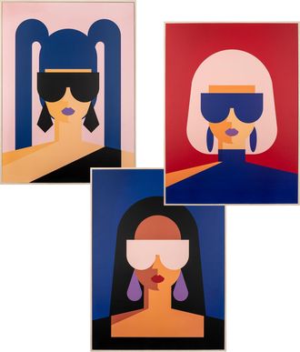 Walther Design Bilderrahmen Female Holzrahmen 3er Set, 30x40 cm, NH340M