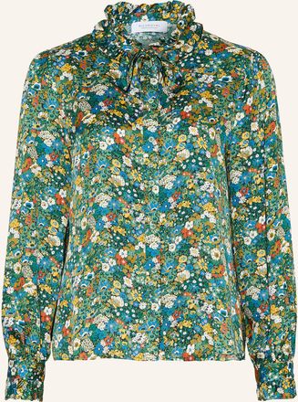 Rich & Royal Bluse Mit R&uuml;schen gruen