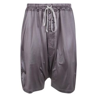 Rick Owens Homme, Shorts, Gris, Taille: S Drawstring Pods Shorts
