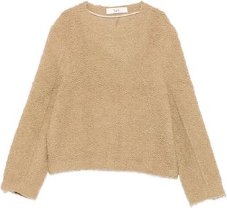 S&eacute;fr Femme, Pulls, Beige, Taille: 38 FR Dignan Sweater