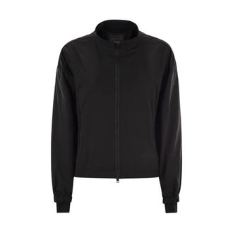 Herno Femme, Vestes, Noir, Taille: 36 FR Bomber Jacket