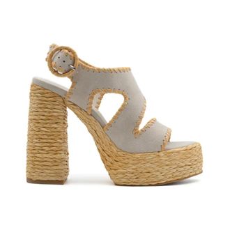 Paloma Barcel&oacute; Femme, Chaussures, Beige, Taille: 36 EU Wanda Suede Sandal