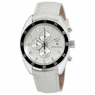 Emporio Armani Herrenuhr Quartz Silber Schwarz