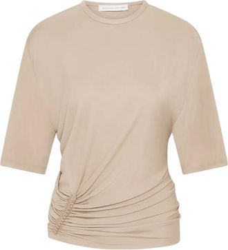 CHRISTOPHER ESBER t-shirt Shibari en jersey - Tons neutres