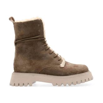 Maruti Teddy Taupe Pl&uuml;sch - - Shoes - Damen - Braun - 39 EU