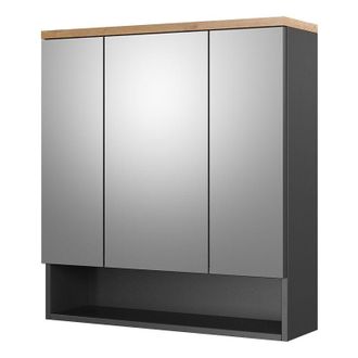 Vicco Armoire de toilette Eden, Anthracite, 70 x 77.5 cm