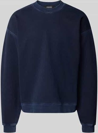 Dsquared2 Sweatshirt mit gerippten Abschlüssen