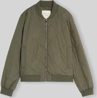 Tom Tailor Denim Regular Fit Bomberjacke mit Rippb&uuml;ndchen