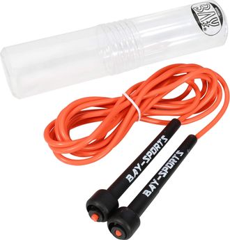 Bay Sports Nylon-Springseil mit Aufbewahrungstasche, 310 cm, Orange