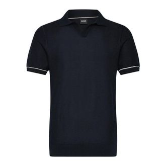 HUGO BOSS Polo-Shirt aus Baumwollmischung - - Tops - Herren - Blau - 2XL