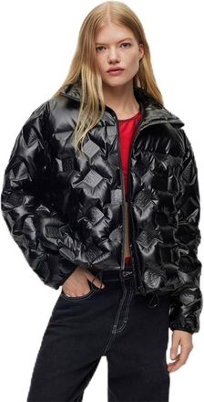 HUGO BOSS Damen Farinele-1 Outerwear Jacket, Black1, XL EU