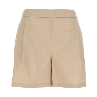 Pla&icirc;n Plain, Femme, Shorts, Beige, Taille: 38 FR Popeline Short