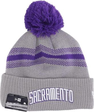 New Era NBA City Night Pom Pom Beanie - - Accessories - unisex - Grau - ONE SIZE