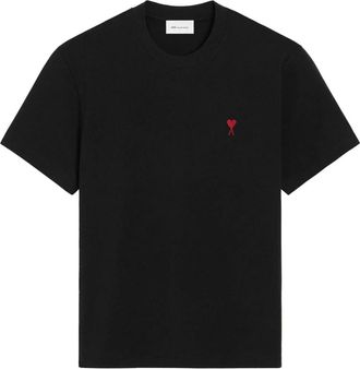 Ami Femme, Tops, Noir, Taille: 46 FR Quota T-shirt