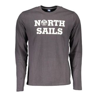 North Sails Homme, Tops, Gris, Taille: 2XL Tee-shirt en Coton &Eacute;l&eacute;gant et Attrayant