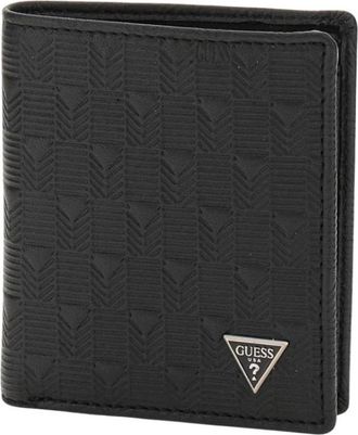 Guess Homme, Accessoires, Noir, Taille: ONE Size Madrid Genuine Leather Wallet