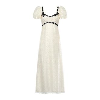 For Love & Lemons Femme, Robes, Blanc, Taille: 40 FR Maxi Dress