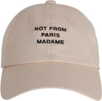 Dr&ocirc;le de Monsieur Homme, Accessoires, Blanc, Taille: ONE Size La Casquette Slogan