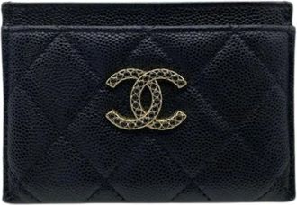 Chanel Pre-owned Card Case - Femme - Pre-owned - Noir - Taille: ONE Size