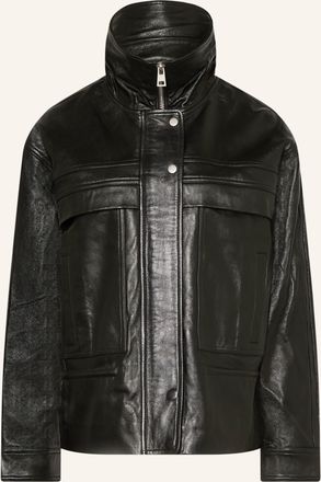 BA&SH Ba&Sh Lederjacke Kassia schwarz