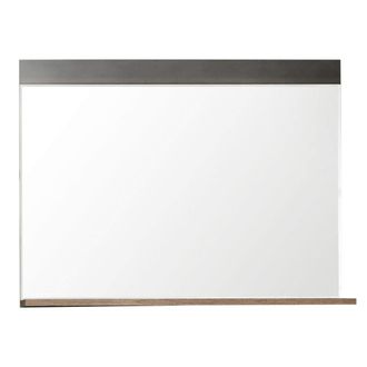 Trendteam Indy - Garderobenspiegel - Eiche/Grau - Wandspiegel mit vollst&auml;ndiger Spiegelfl&auml;che - (BxHxT) 90 x 69 x 16 cm - f&uuml;r Flur, Wohnzimmer oder Badezimmer