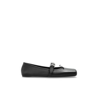 Balenciaga Leder Ballettschuhe - - Shoes - Damen - Schwarzk - 38 EU