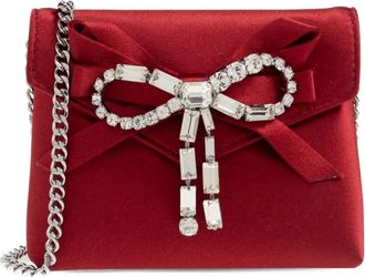 Jimmy Choo London Mini-Tasche mit Schleife - Rot