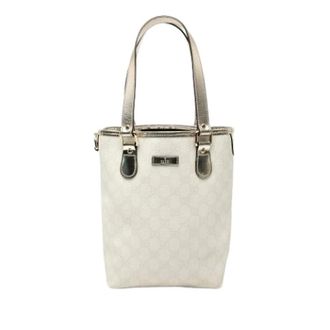 Gucci Pre-owned Sac cabas en toile - Femme - Pre-owned - Blanc - Taille: ONE Size