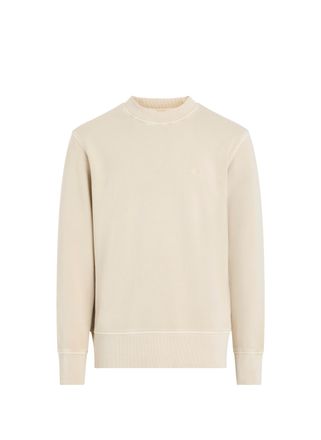 Calvin Klein Baumwoll-Sweatshirt in Beige