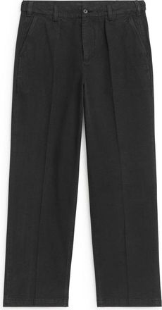 Arket Utility-Hose Aus Schwerem Twill -Schwarz