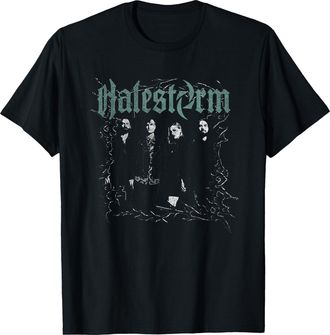 Halestorm Offizieller Merchandise: Unisex T-Shirt mit Bandkragen, Schwarz, S, Kurzarm, Klassisch, Party, Unisex Erwachsene, Rock Music Fans, Halestorm Fans, All