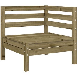 vidaXL Canap&eacute; dangle de jardin bois de pin impr&eacute;gn&eacute; vidaXL