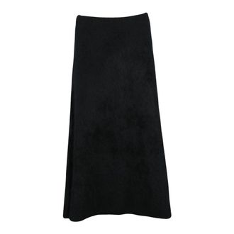 Nude Strickrock Lang - - Skirts - Damen - Schwarzk - M