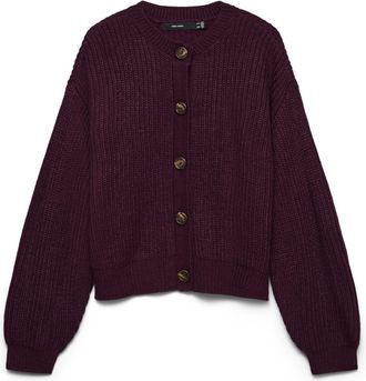 Vero Moda Vmlea Ls O-Neck Cardigan Noos
