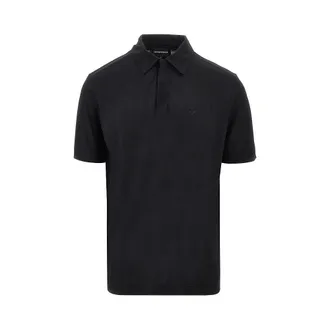 Emporio Armani Wool jersey polo shirt Man XXL