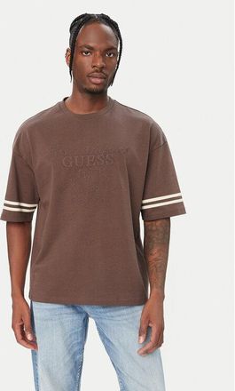 Guess T-Shirt Z6YI18 K5005 Braun Regular Fit