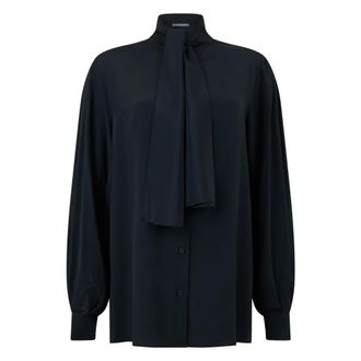 Alberta Ferretti Damen, Blusen & Hemden, Schwarzk, XLGr&ouml;&szlig;e