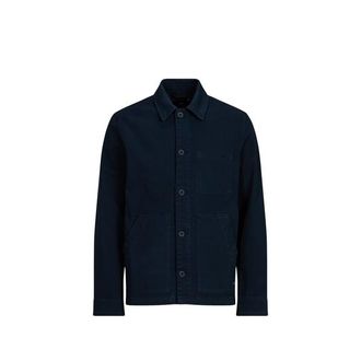 Paul Smith Veste de travail boutonn&eacute;e en coton m&eacute;lang&eacute;