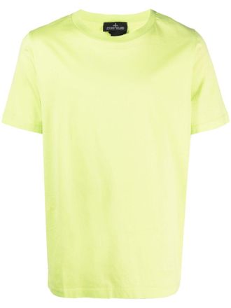 Stone Island t-shirt en coton à logo imprimé - Vert
