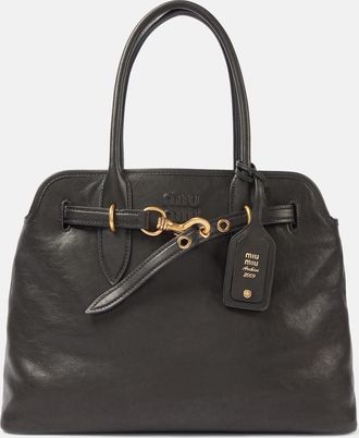 Miu Miu Tote Bag Aventure Medium aus Leder