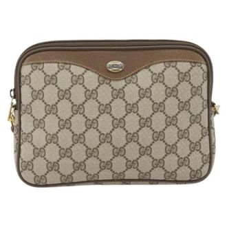 Gucci Sac bandouli&egrave;re vintage doccasion - Femme - Pre-owned - Brun - Taille: ONE Size