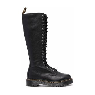 Dr. Martens 1B60 Bex Pisa Hohe Stiefel mit Schn&uuml;rung - - Shoes - Damen - Schwarzk - 38 EU