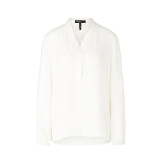 Marc Cain Luftige Bluse mit R&uuml;schen - - Blouses & Shirts - Damen - Wei&szlig; - S