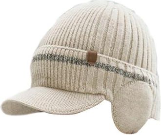 Generic Bonnet Femme Hiver Bonnet Femme Chapeau Femme Hiver Confortable Classique - Sport Automne Hiver avec Cache-Oreilles, Style Casual pour Jogging, V&eacute;lo O