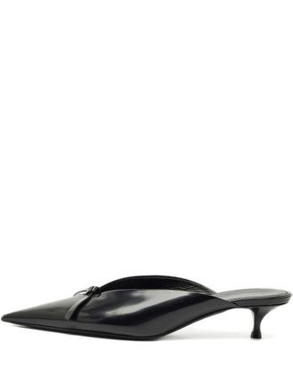 Balenciaga mules Knife en cuir - Noir