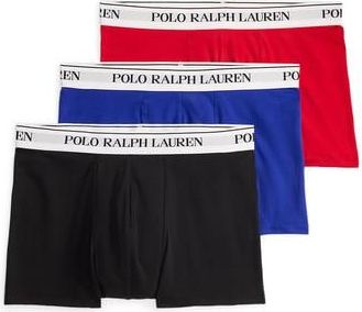 Polo Ralph Lauren Lot de 3 boxers en coton