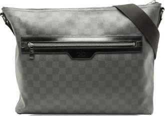 Louis Vuitton Hobo Bags - Damier Graphite Mick MM - Gr. unisize - in Schwarz - f&uuml;r Damen