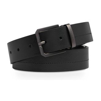 Piquadro Russel Lederg&uuml;rtel mit Dornschlie&szlig;e - - Accessories - Herren - Schwarzk - ONE SIZE