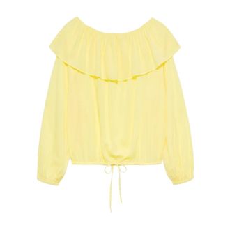 Alchemist Femme, Blouses et Chemises, Jaune, Taille: 44 FR Top Pomme